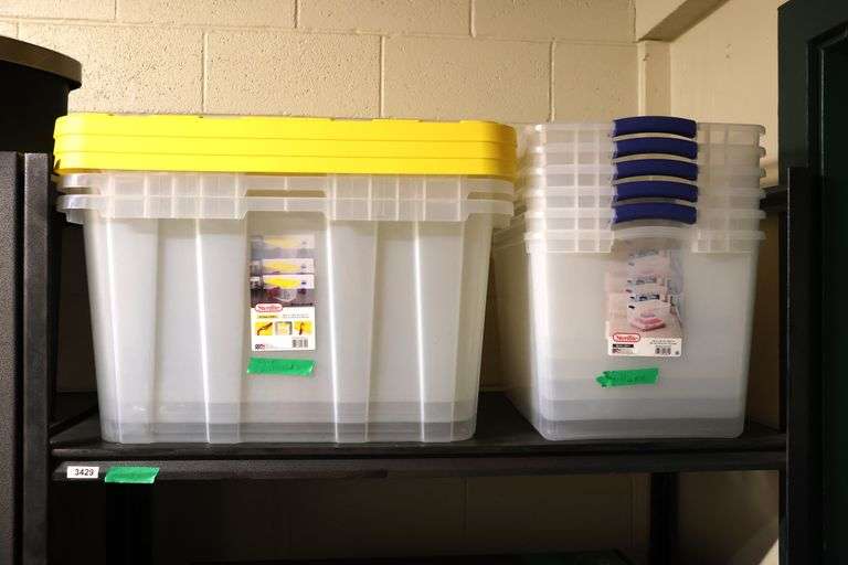 Misc Returns: Assortment of Sterilite Plastic Totes [As-Is, Item is ...