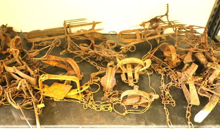Lot of Vintage / Antique Animal Traps Etc. - Dixon's Auction at Crumpton