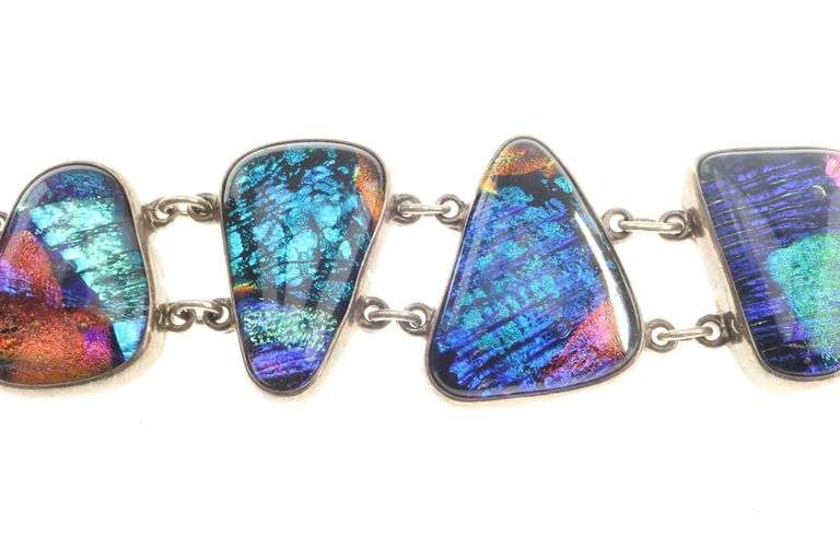 Charles Albert Sterling Silver Bracelet 2.5 ozt - Dixon's Auction at ...