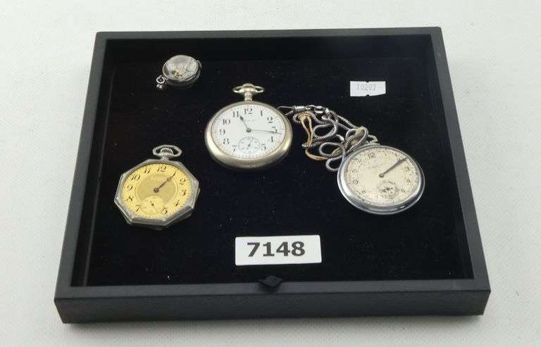 Tray Lot of Pocket Watches - Dixon's Auction at Crumpton