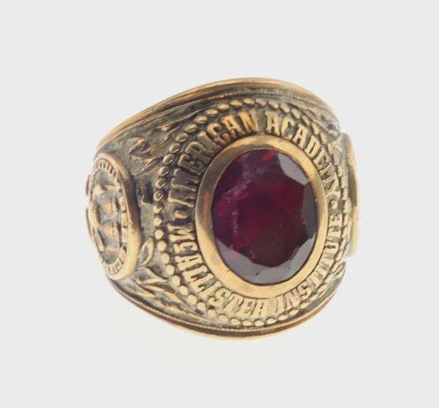 10k Gold American Academy Class Ring 22.0g - Dixon's Auction at Crumpton