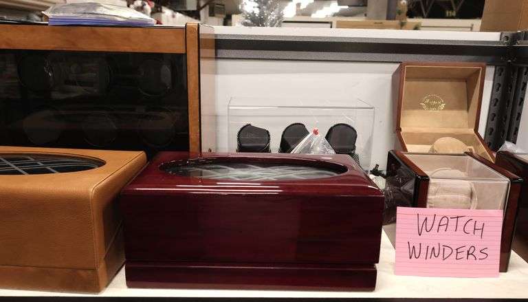 Collection of Watch Winder Cases - Dixon's Auction at Crumpton