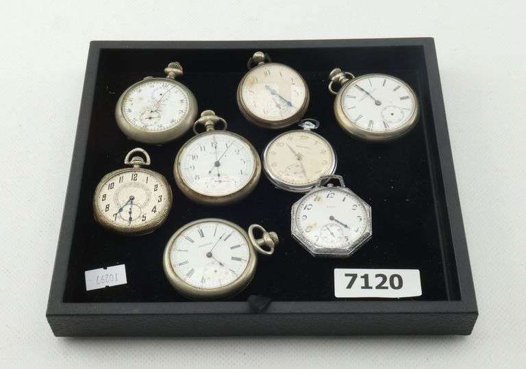 Tray Lot of Pocket Watches - Dixon's Auction at Crumpton