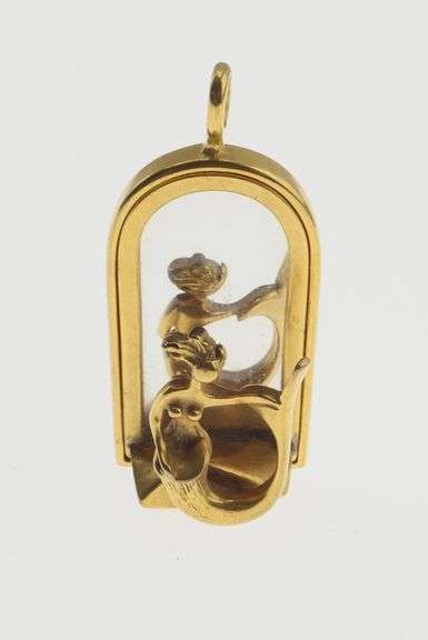 Georg Jensen Design Denmark Mermaid Mirror Pendant - Dixon's Auction at ...