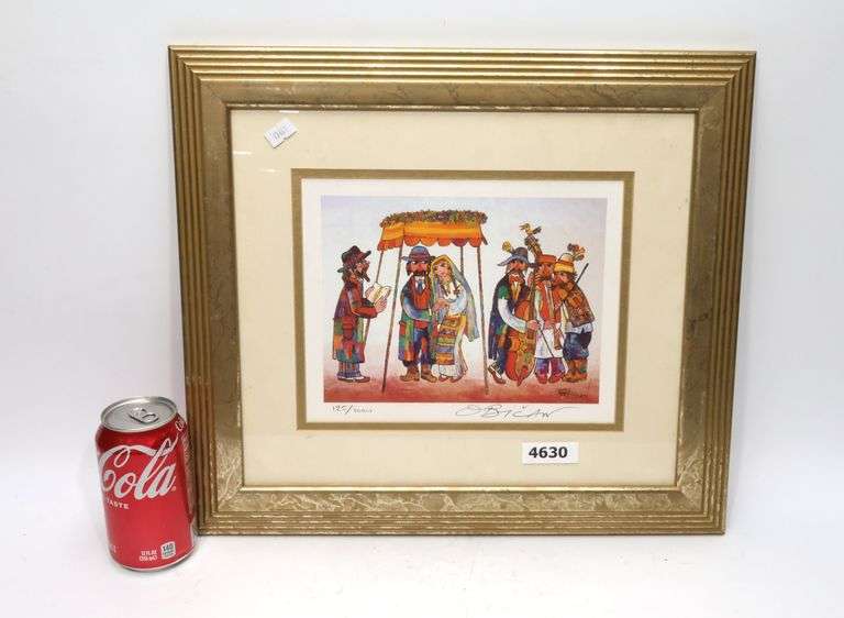 Jovan Obican Artist-Signed Judaica Print - Dixon's Auction at Crumpton