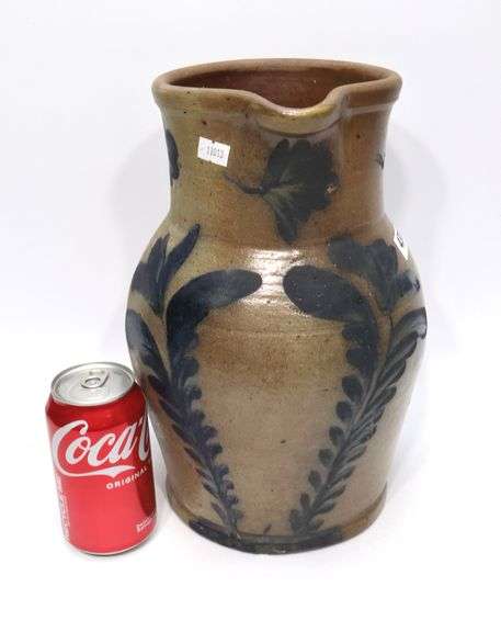 Remmey Philadelphia (Attributed) Blue-Decorated Stoneware 1 1/2 Gallon ...