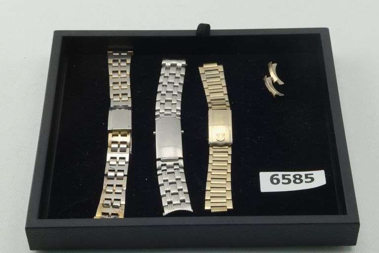 (3) Omega Watch Bracelets - Dixon's Auction at Crumpton