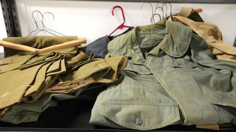 Lot of Vintage Military Clothing - Dixon's Auction at Crumpton