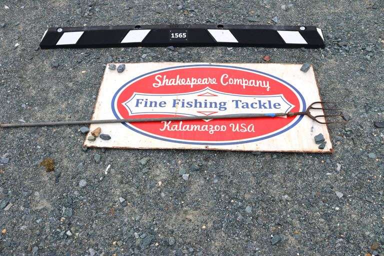 *NO STORAGE* Metal Shakespeare Sign and Frog Gig - Dixon's Auction at ...