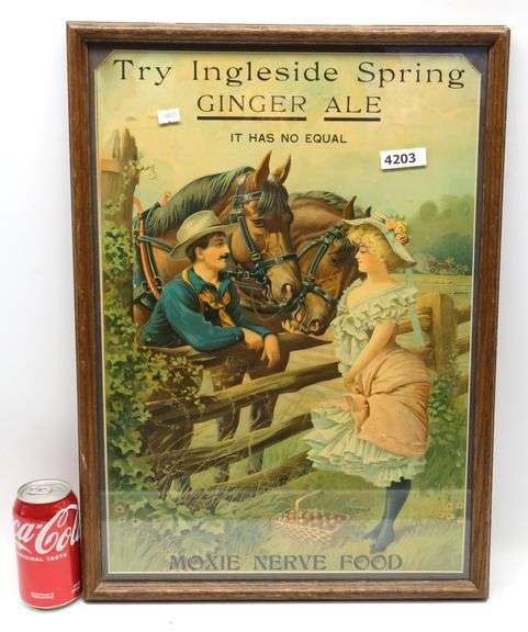 Antique Ingleside Spring Ginger Ale Advertising Chromolithograph ...