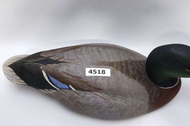 Gerald T. Knapp Mallard Duck Decoy - Dixon's Auction at Crumpton