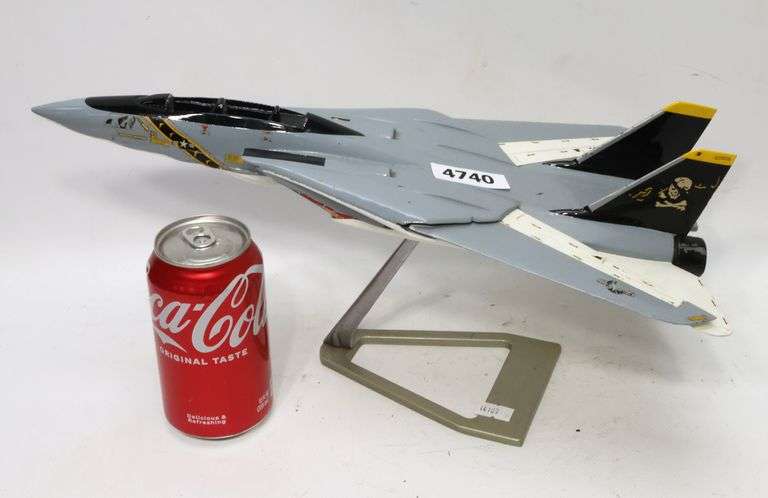 Vintage Diecast Desk Model US Navy Jet - Dixon's Auction at Crumpton