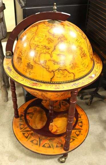 Modern Globe Bar - Dixon's Auction at Crumpton