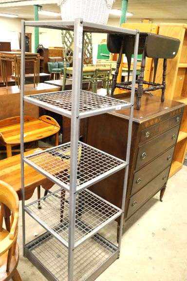 *NO STORAGE* Williams Sonoma Metal Shelf - Dixon's Auction at Crumpton