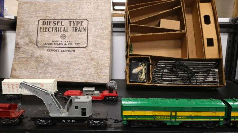 Vintage Diesel Style Marx Train Set & Box - Dixon's Auction at Crumpton