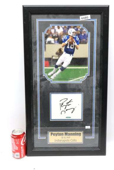 Peyton Manning Autograph - Dixon's Auction at Crumpton
