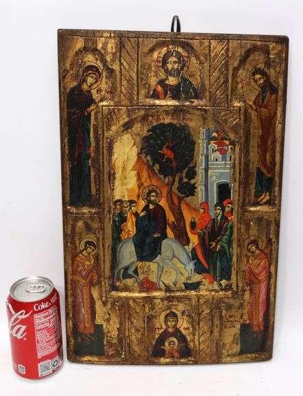 Antique Russian Orthodox Icon - Dixon's Auction at Crumpton