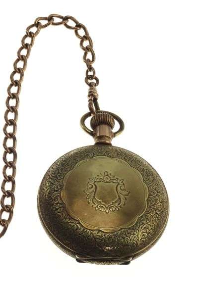Mixed Metal Western Watch Co. Lever Set Pocket Watch with Head of Horse ...
