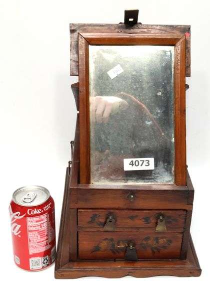 Antique Asian Inlaid Dressing Box - Dixon's Auction at Crumpton