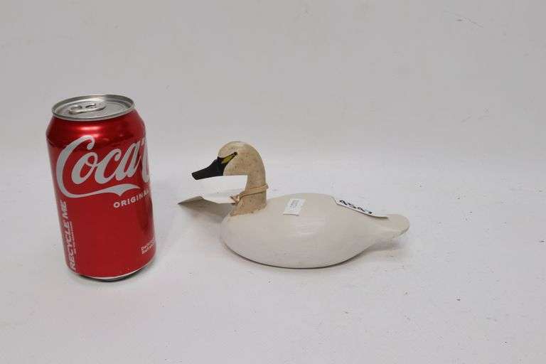 Jesse Urie Miniature Swan Decoy - Dixon's Auction at Crumpton