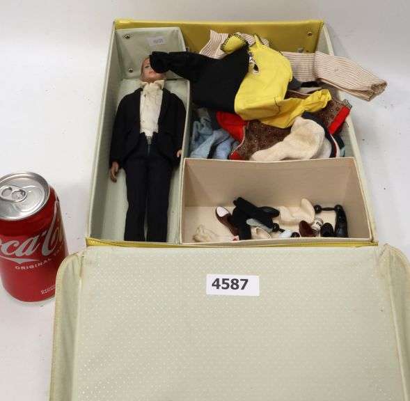 Vintage Ken Doll with Case & Accessories - Dixon's Auction at Crumpton