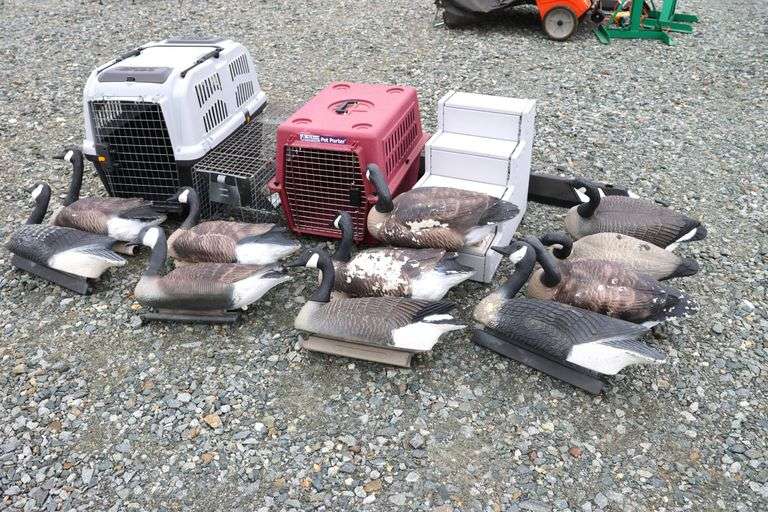 *NO STORAGE* Goose Decoys and Pet Carriers - Dixon's Auction at Crumpton