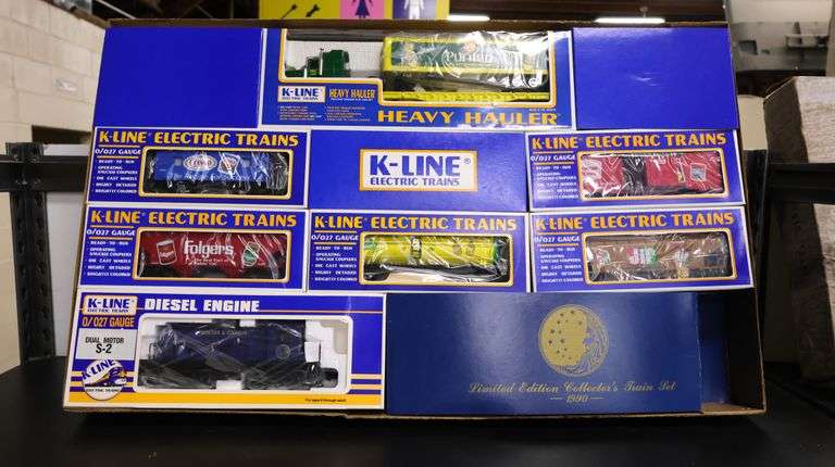 1990 Limited Edition K-Line Train Set in Box - Dixon's Auction at Crumpton