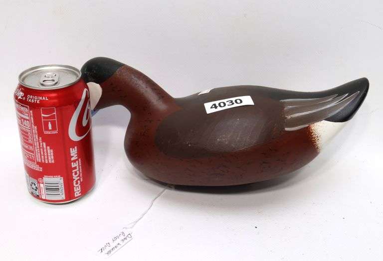 Dave Walker Ruddy Duck Decoy - Dixon's Auction at Crumpton