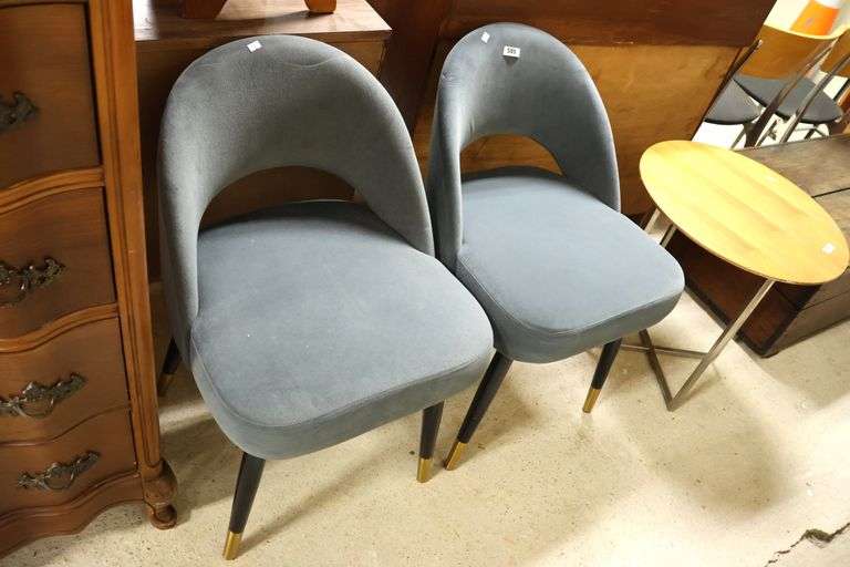 Pair MCM Style Chairs - Dixon's Auction at Crumpton