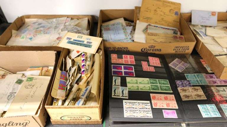 Collection of Vintage Postage Stamps, Letters Etc. - Dixon's Auction at ...