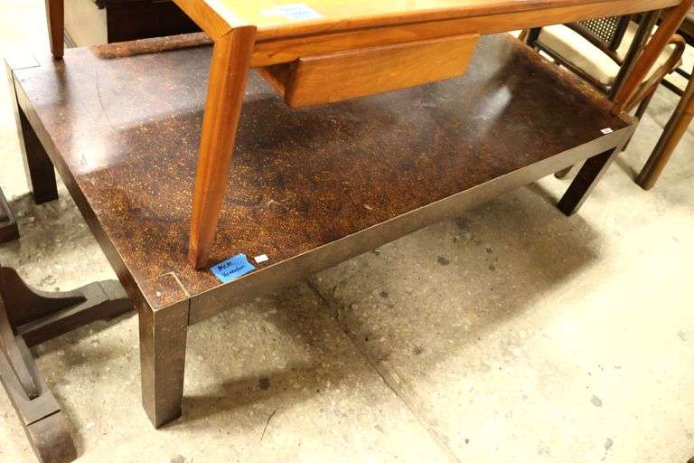 Henredon MCM Painted Coffee Table - Dixon's Auction at Crumpton
