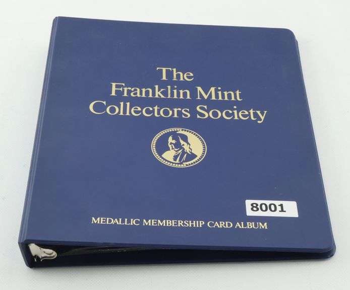 Sterling Silver Franklin Mint Collectors Society Membership Coins, 10 ...