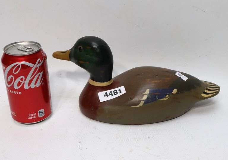 Stoney Point Leonard Hornick Mallard Duck Decoy - Dixon's Auction at ...