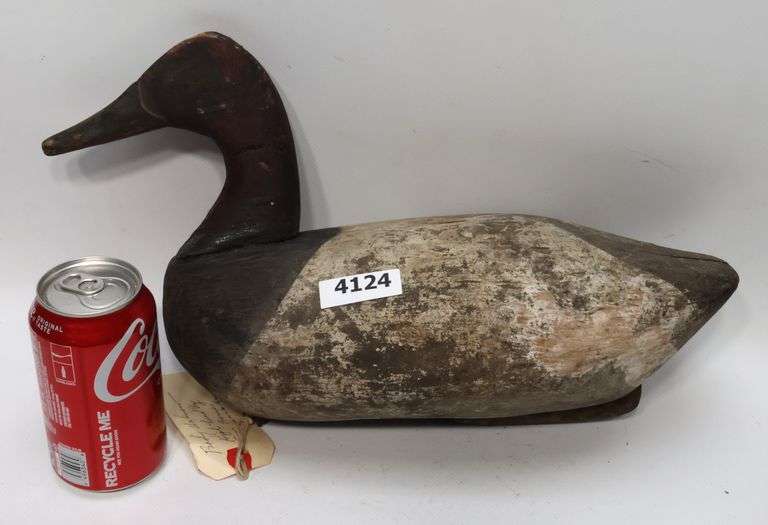 Sam Barnes Havre De Grace MD High Head Canvasback Duck Decoy - Dixon's ...