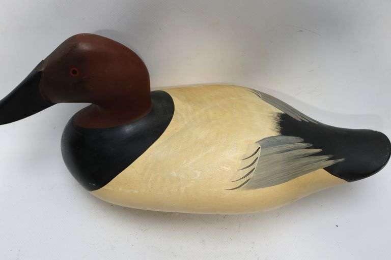 Charles Jobes Havre De Grace MD 2000 Canvasback Duck Decoy - Dixon's ...