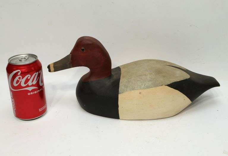 Cliff Simms Rock Hall MD 1991 Redhead Duck Decoy Branded Gcs - Dixon's ...