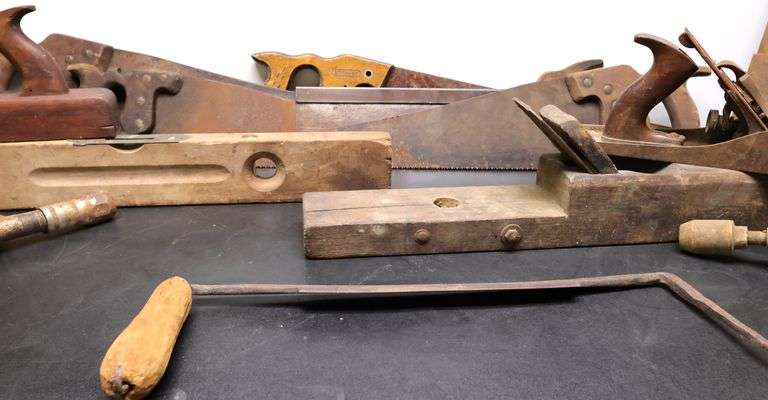 Antique Hand Saws, Block Planes and Tools - Dixon's Auction at Crumpton