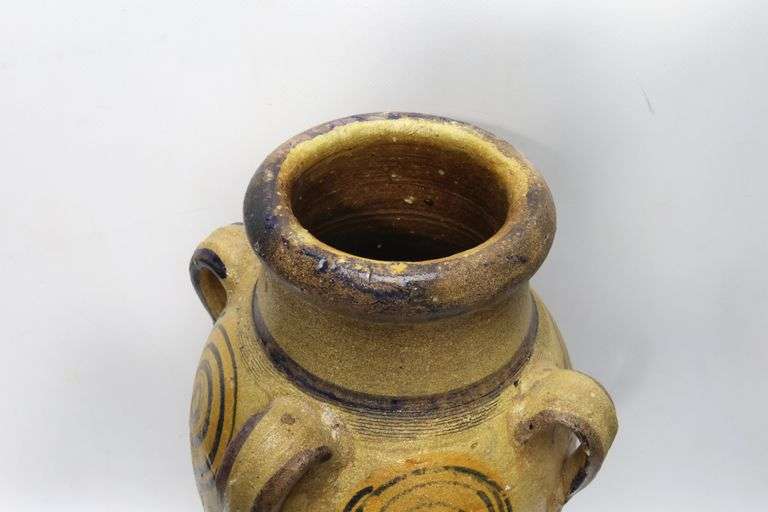 Ethnographic Pottery Jar with Handles - Dixon's Auction at Crumpton