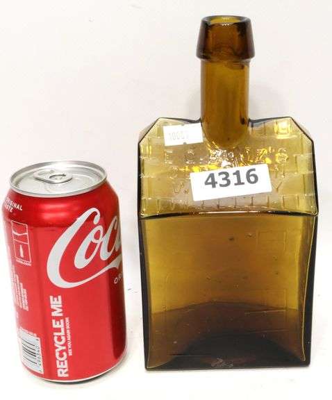 Antique E.G. Booz's Old Cabin Whiskey Bottle - Dixon's Auction at Crumpton