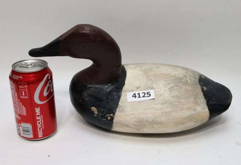 Cecil County Canvasback Duck Decoy Attributed to John Graham - Dixon's ...