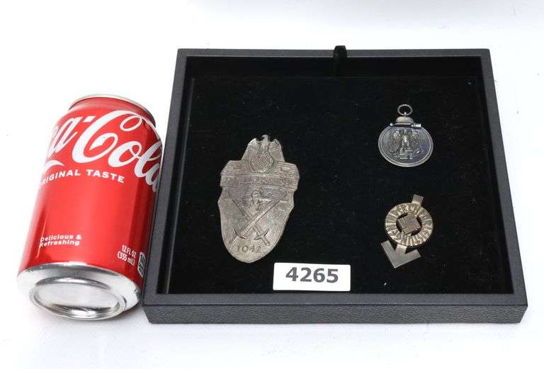 WWII German Hitler Youth Medal, Eastern Front Medal, Waffen Ss Demjansk ...