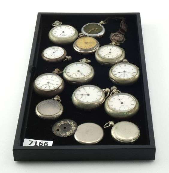 Tray Lot of Pocket Watches - Dixon's Auction at Crumpton