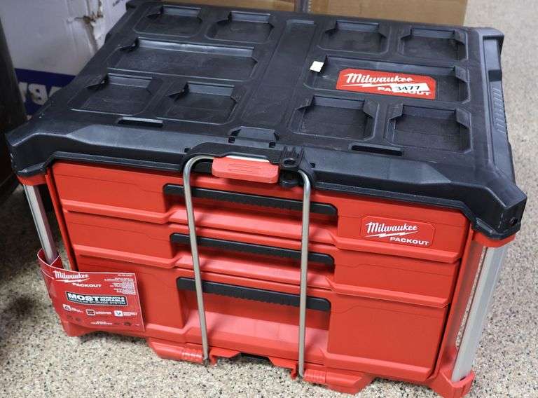 New (Guaranteed): Milwaukee Packout 3-Drawer Toolbox, [New in Original ...