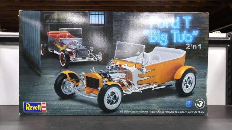 Revell Ford T Big Tub Model & Box - Dixon's Auction at Crumpton