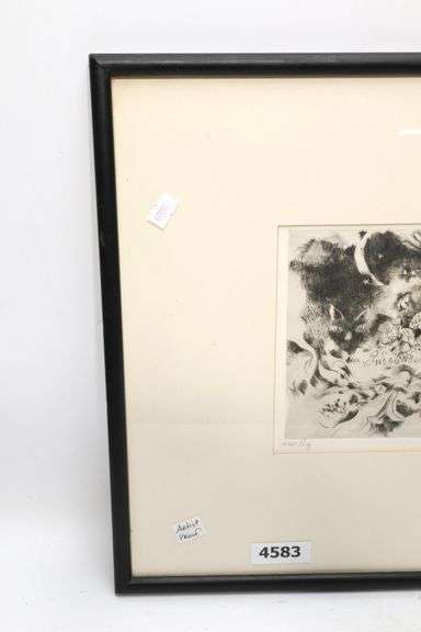 Modernist Pencil Signed Artist Proof Etching - Dixon's Auction at Crumpton