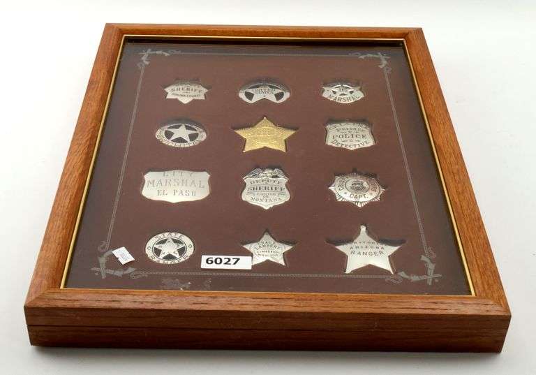 Sterling Silver Law Enforcement Badges 7.4 ozt - Dixon's Auction at ...