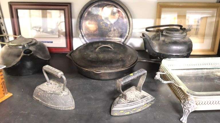 Cast Iron Tea Kettles, Frying Pans, Coffee Grinder, Etc. - Dixon's ...