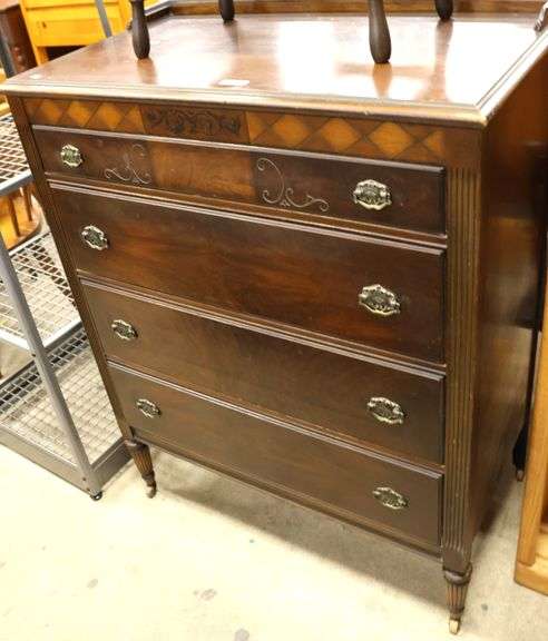 Depression Era Chest, Finish Wear - Dixon's Auction at Crumpton