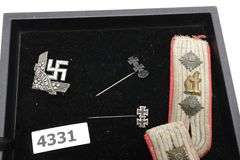 (7) WWII German & Russian Stick Pins, Badge, Etc. - Dixon's Auction at ...