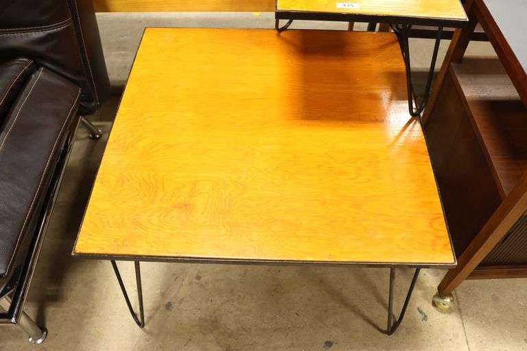 MCM Two Tier Corner Table - Dixon's Auction at Crumpton